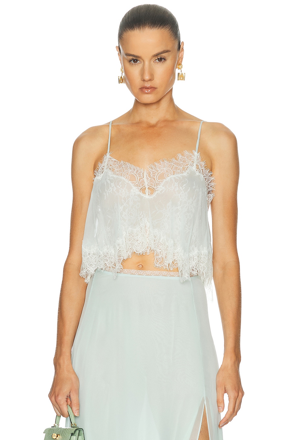 LOVESHACKFANCY LoveShackFancy Elysia Cropped Top